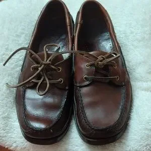 Sebago Docksides | Shoes | Sebago Brown Leather Docksider Boat Shoes ...